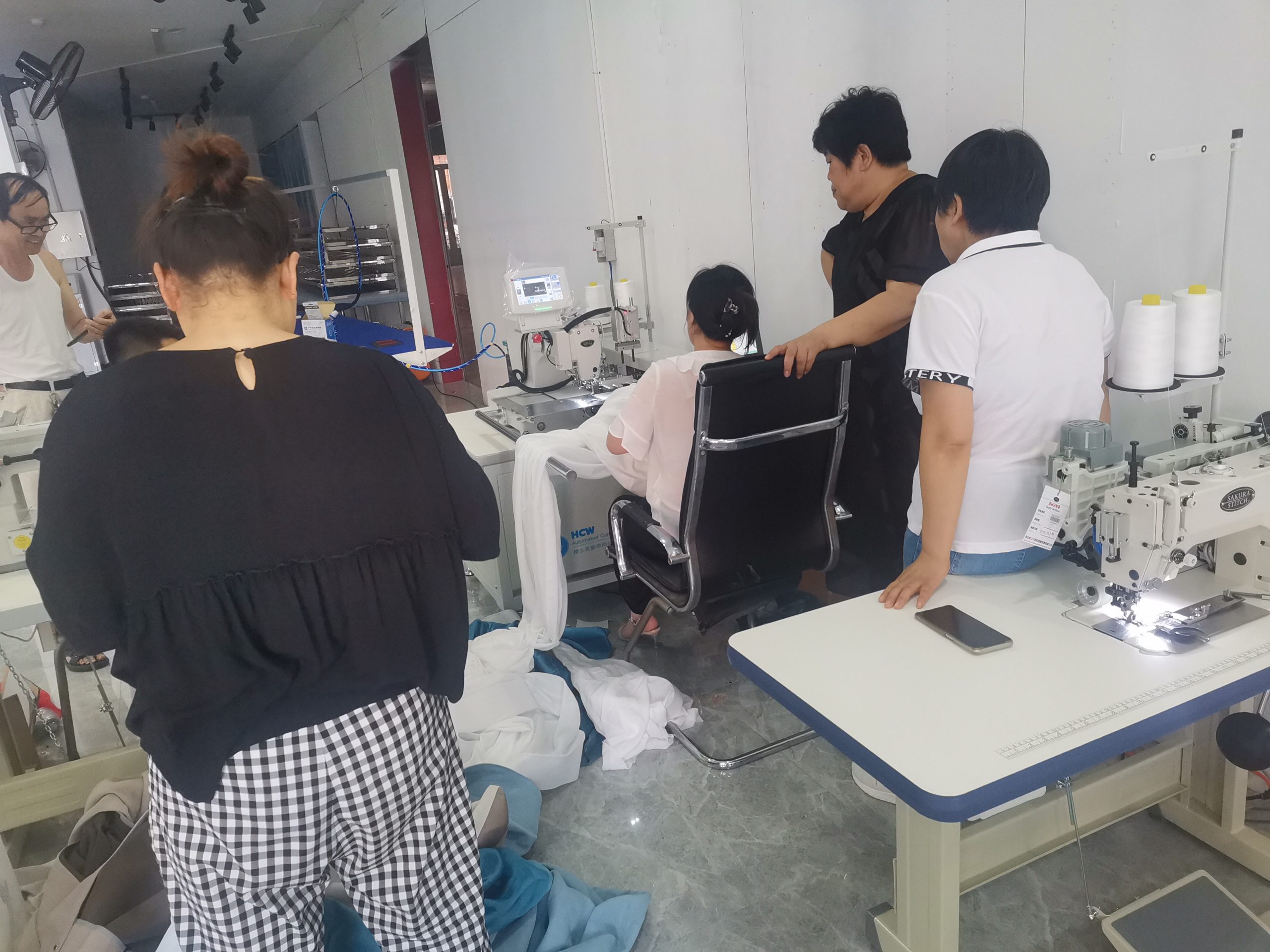 The Installation and Training of Curtain Machines in Dongying, Shandong ...
