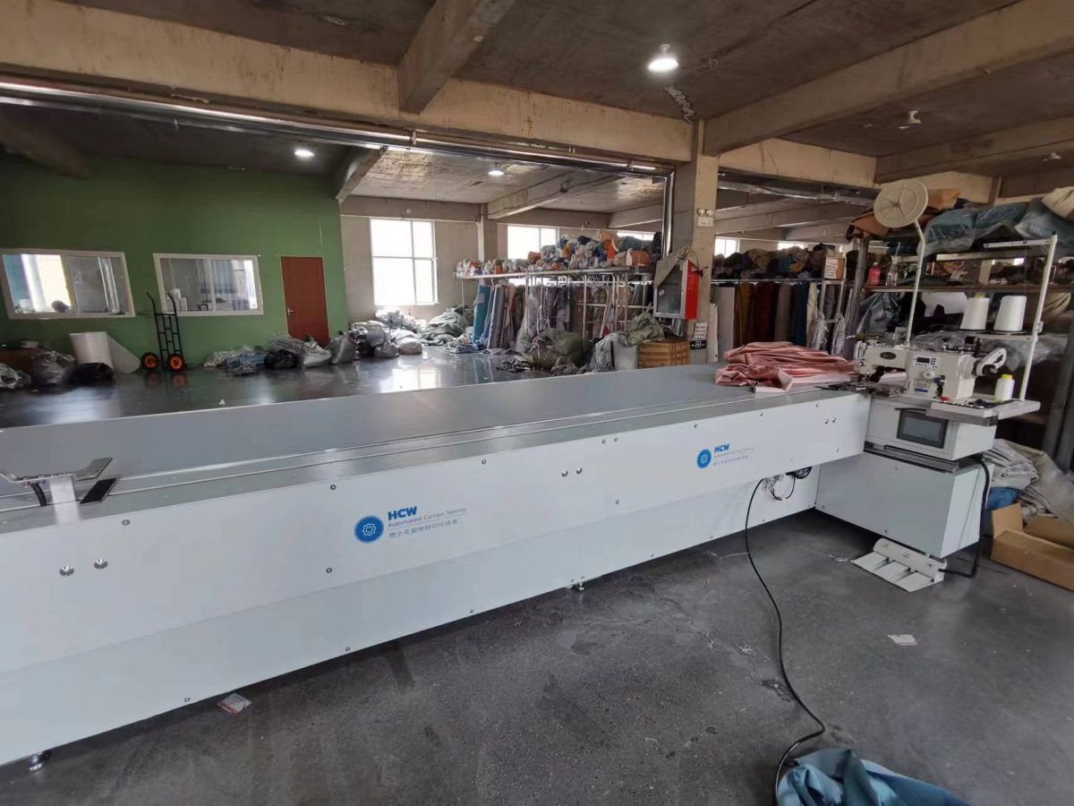 The Complete Line Curtain Equipments Installation in Zibo, Shandong ...