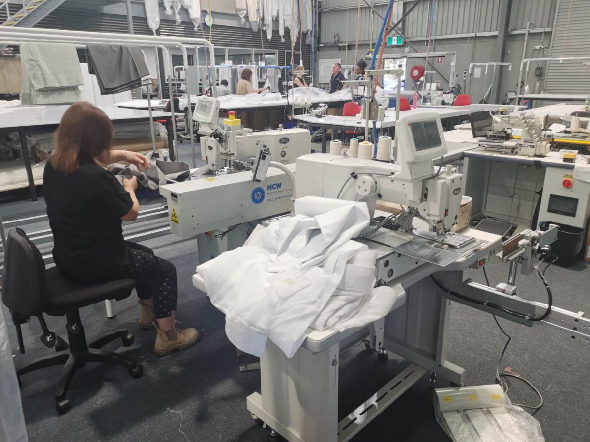 New Machines Setup in Adelaide, Australia - HCW Automated Curtain Sewing