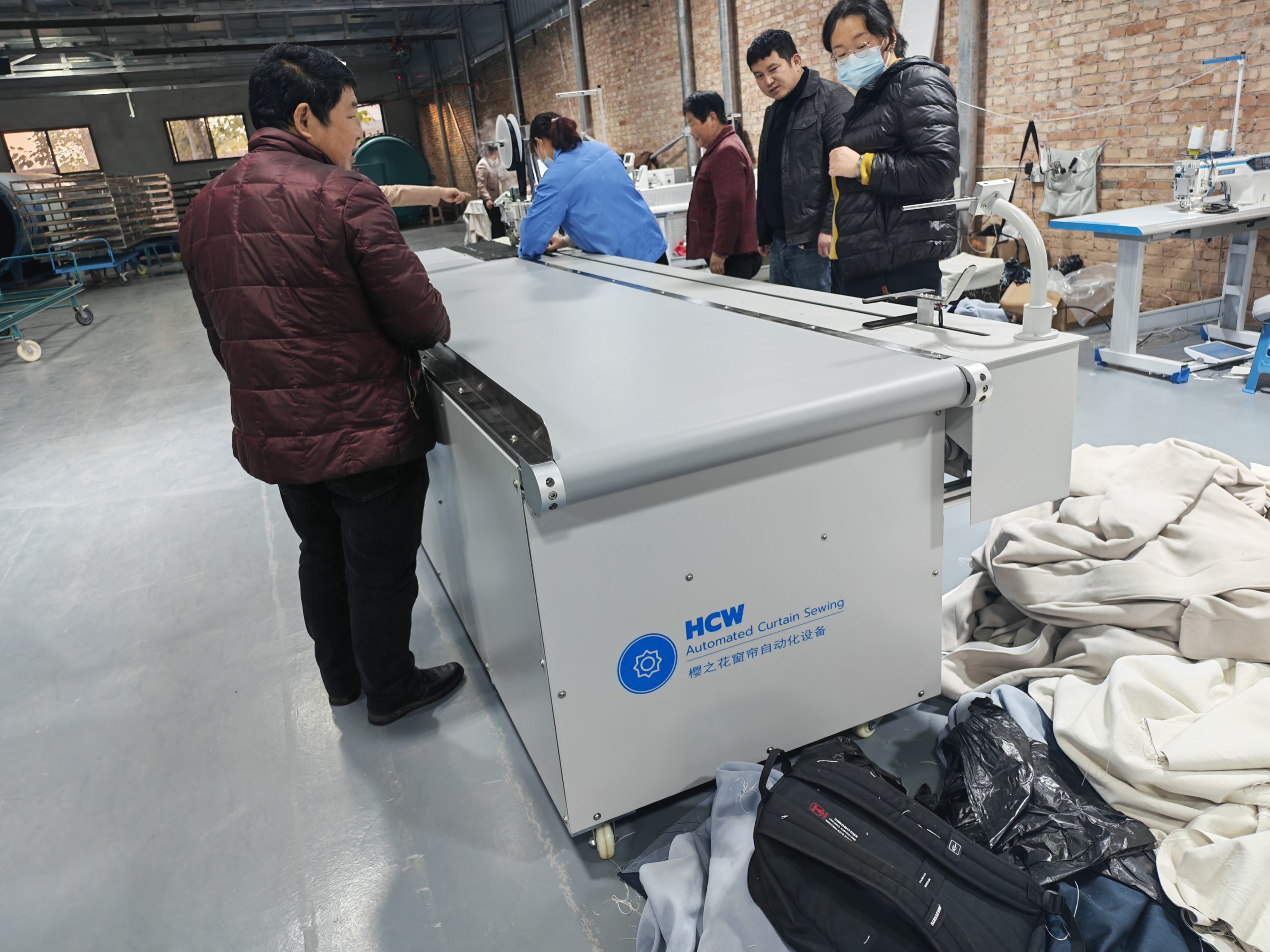Installation of Automatic Curtain Hemming System in Xi’an - HCW ...